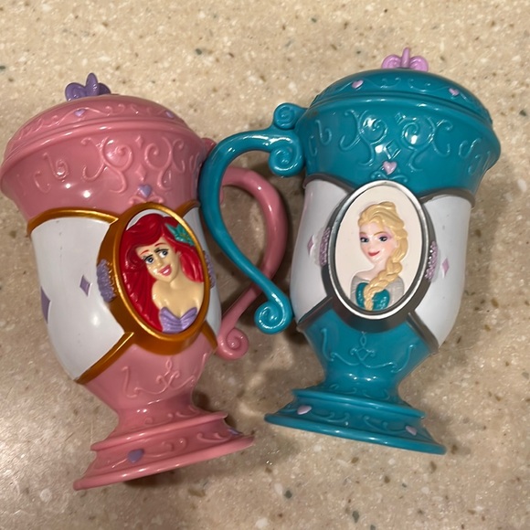 Disney | Dining | Disney On Ice Cups Drink Elsa Ariel Little Mermaid ...